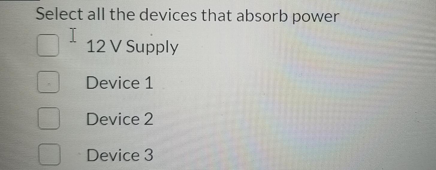 Solved 11 V1 12 ++ Device 1 ЗА 2 A + - 18 V 1. + V2 Device 2 | Chegg.com