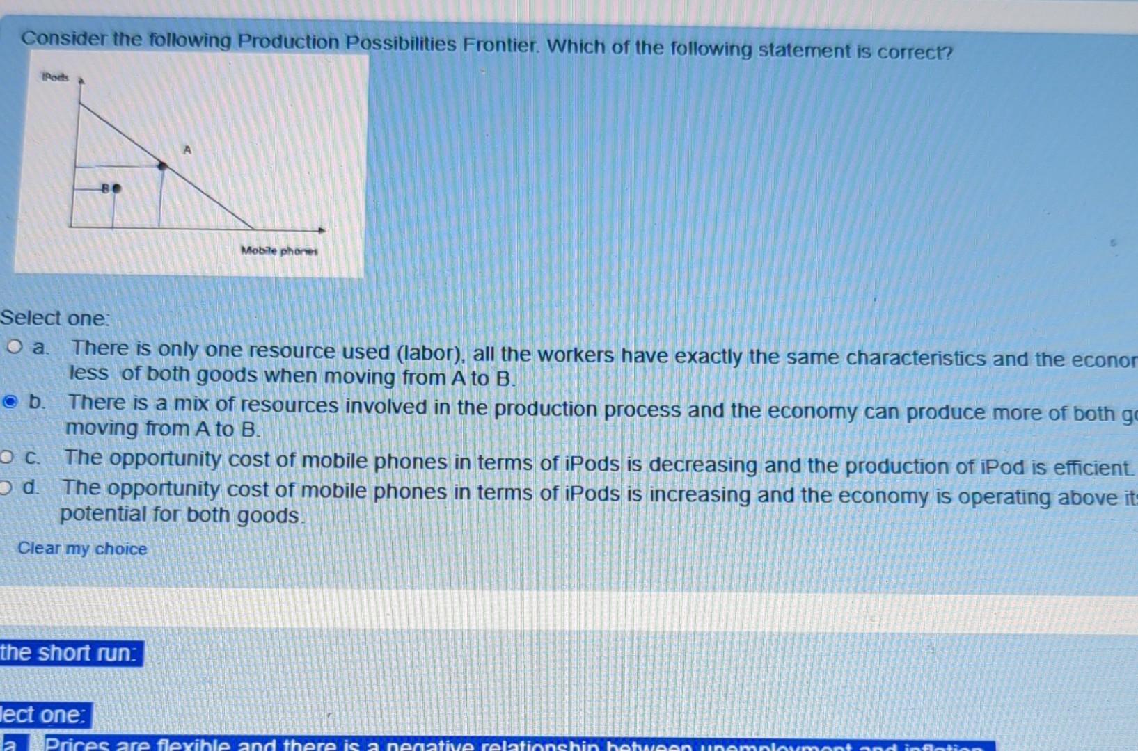 Consider the following Production Possibilities | Chegg.com Consider the following Production Possibilities | Chegg.com