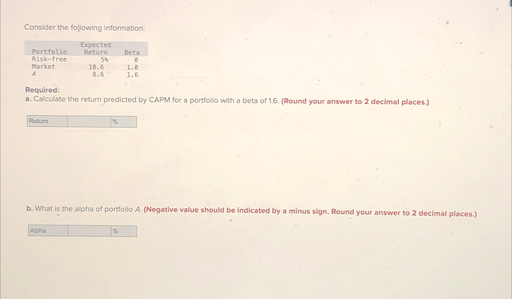 Solved Consider the following | Chegg.com