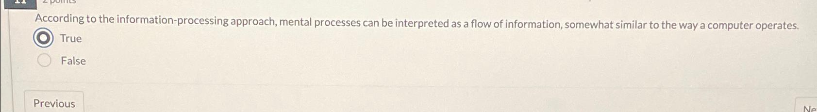 Solved According to the information-processing approach, | Chegg.com