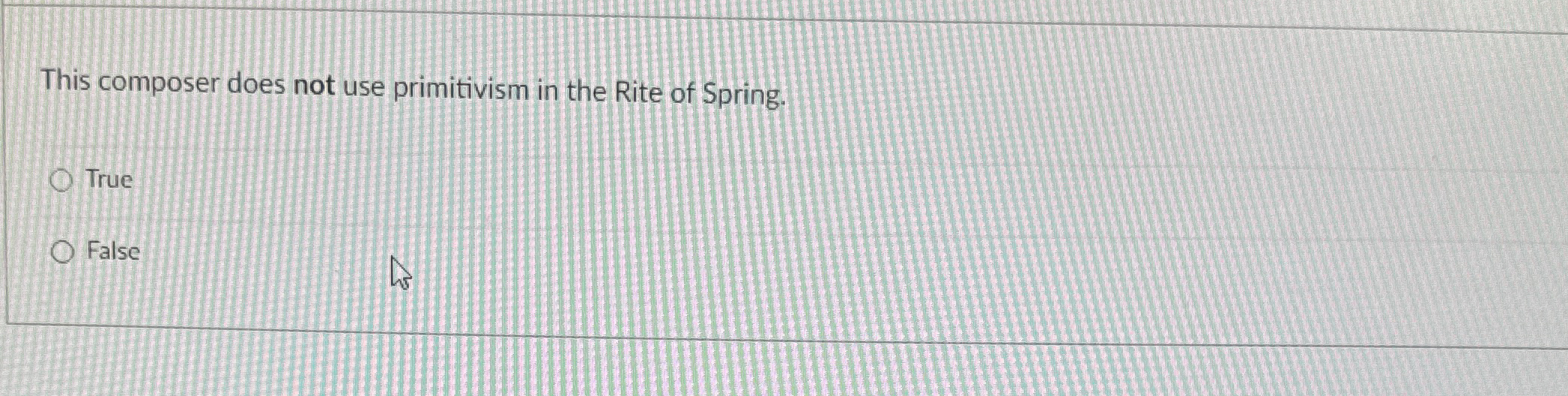 Solved This composer does not use primitivism in the Rite of | Chegg.com