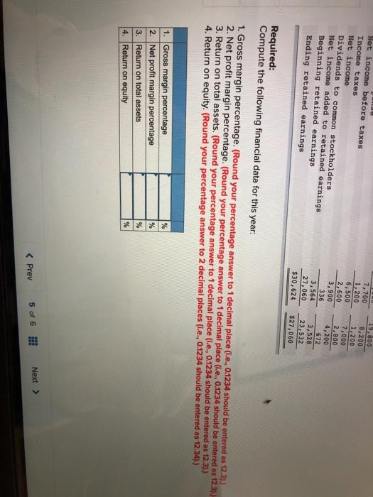 Solved Help Exercise 14-5 Financial Ratios for Assessing | Chegg.com
