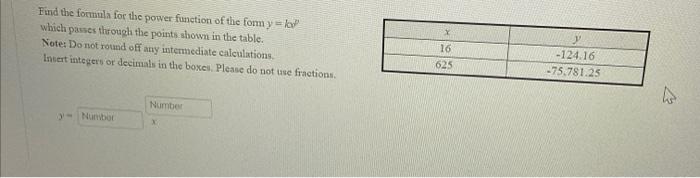 Solved Find the formula tor the power finction of the fomm | Chegg.com