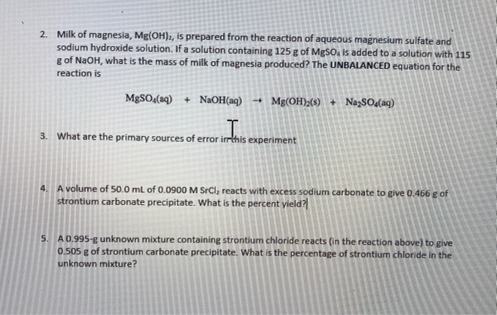 Solved POST - LABORATORY ASSIGNMENT 1. When sample of 100 mL | Chegg.com
