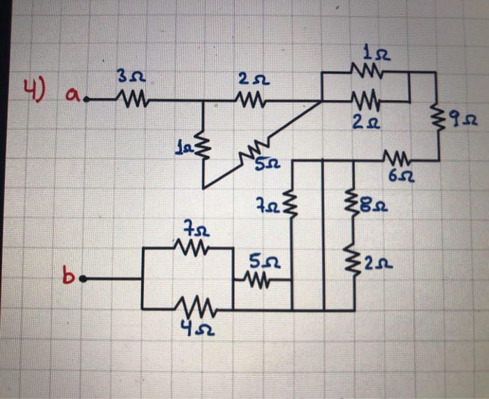 Solved If there is a 20V Voltage source between a and b, | Chegg.com