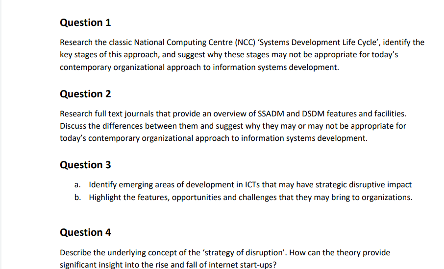 Solved Question 1 Research the classic National Computing | Chegg.com