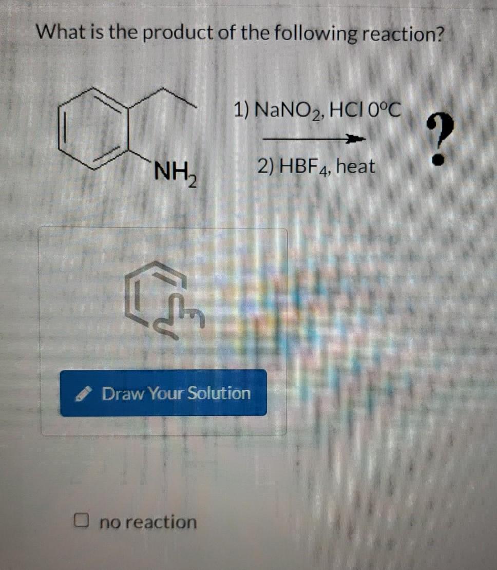 Solved What is the product of the following reaction? 1) | Chegg.com