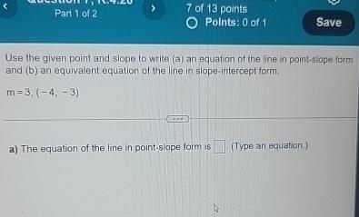 Solved 7 ﻿of 13 ﻿pointsPart 1 ﻿of 2Points: 0 ﻿of 1Use the | Chegg.com