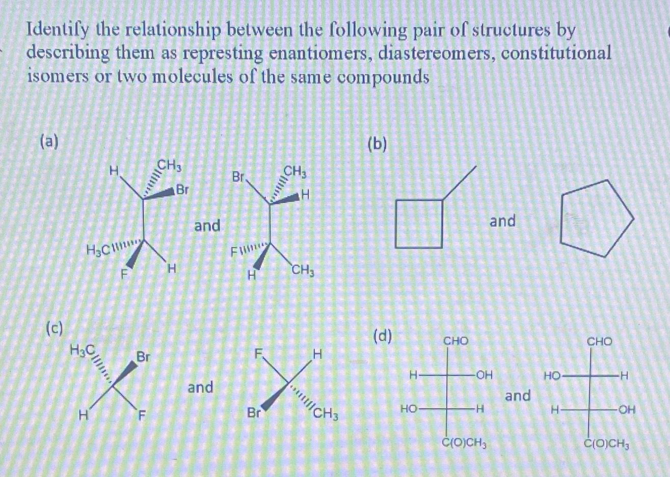 Solved Identify the relationship between the following pair | Chegg.com