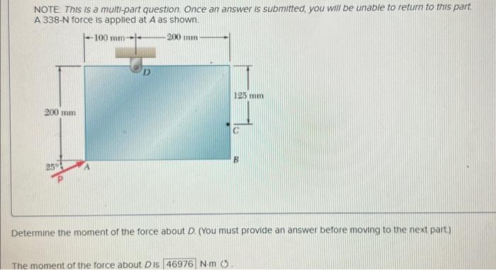 Solved NOTE: This is a multi-part question. Once an answer | Chegg.com