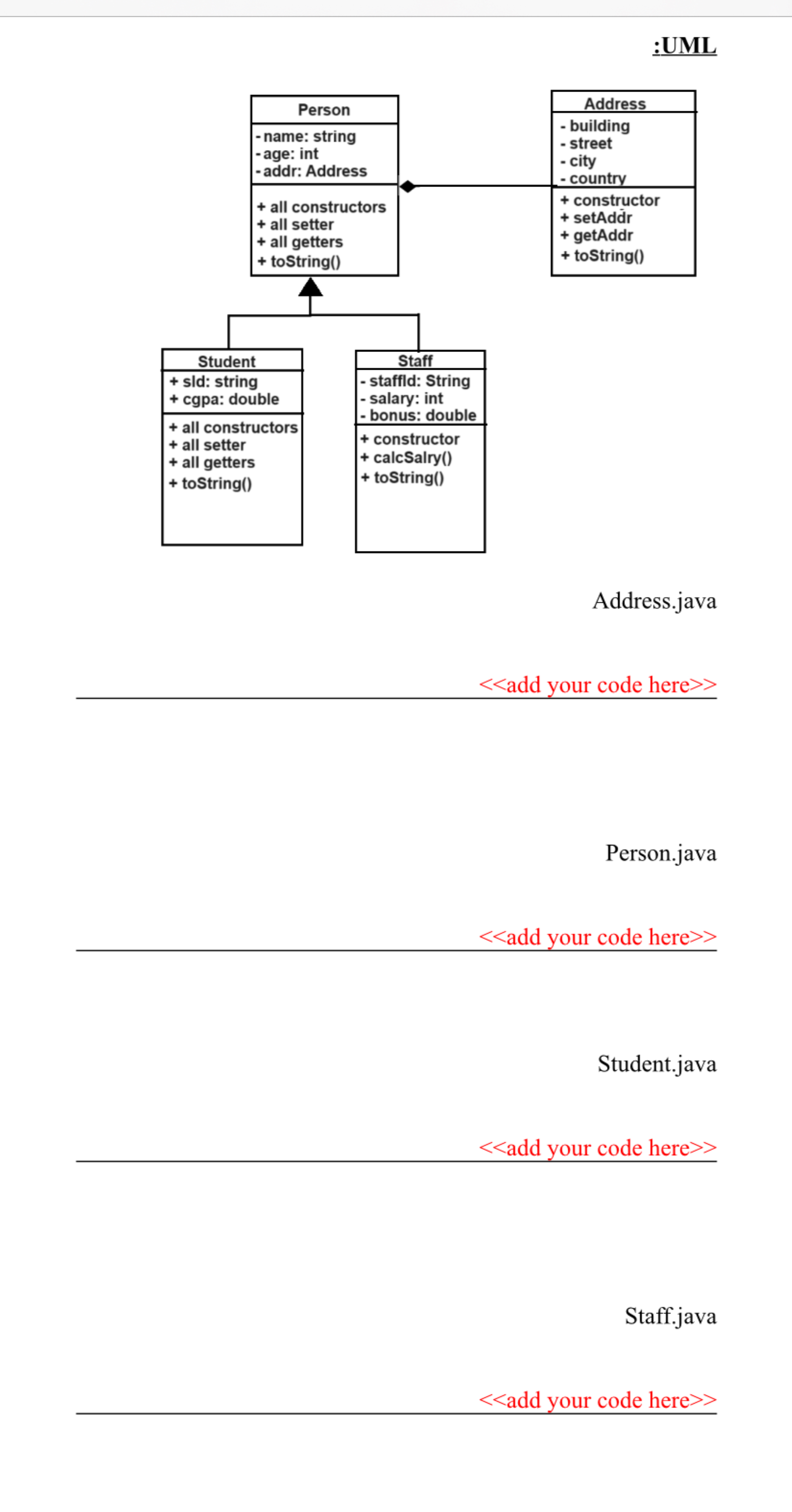 Solved In this assignment, you are required to implement a | Chegg.com
