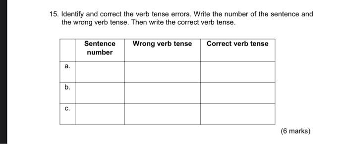 14. Identify and correct the word form errors. Write | Chegg.com