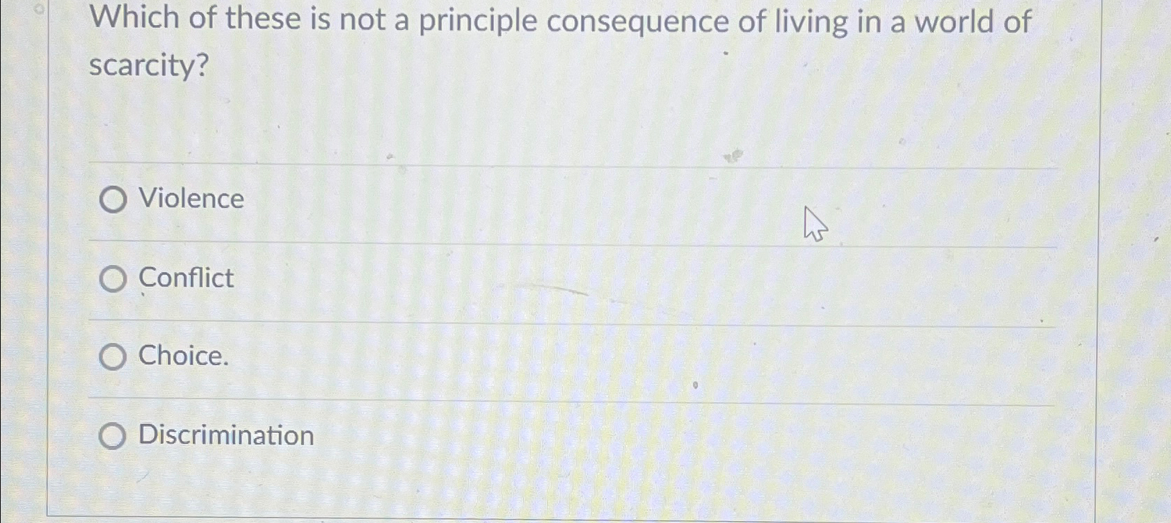 Solved Which of these is not a principle consequence of | Chegg.com