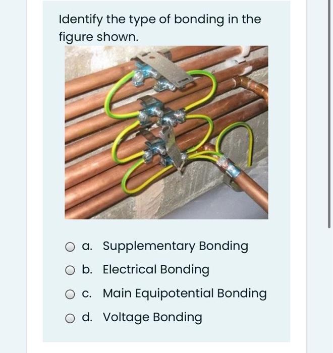 Solved Identify the type of bonding in the figure shown. O | Chegg.com