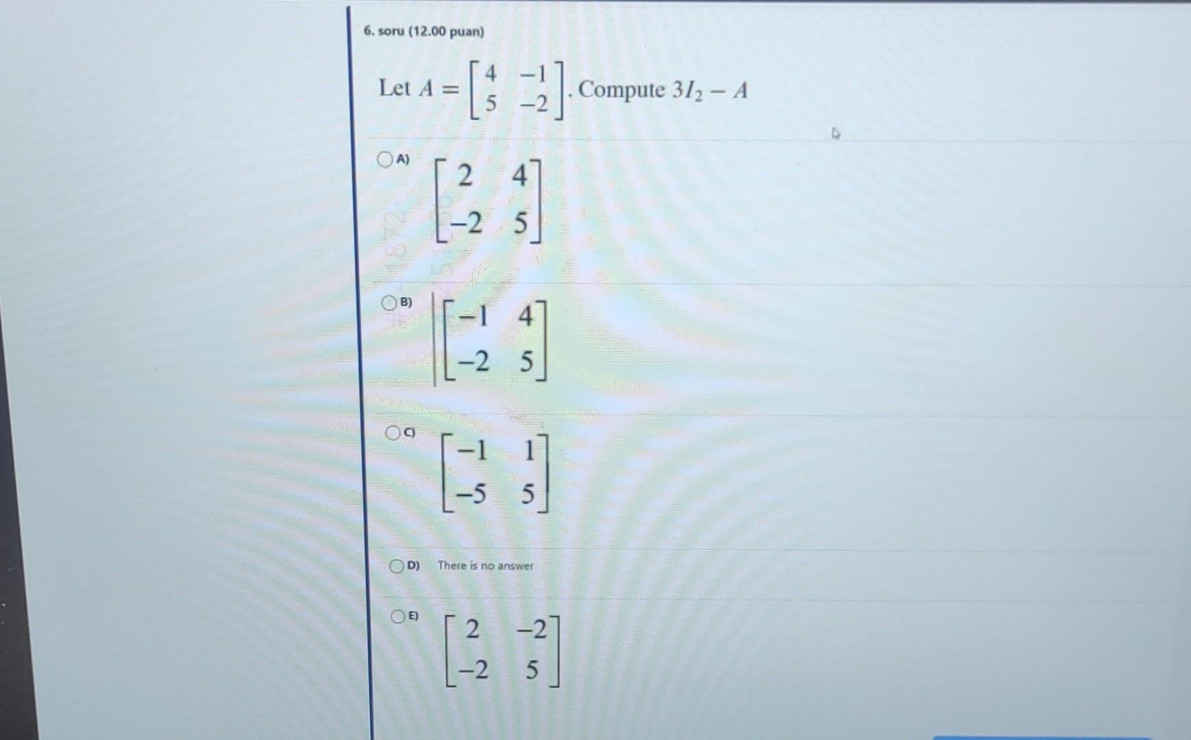 Solved A=[45−1−2][2−245][−1−245][−1−515][2−2−25] | Chegg.com