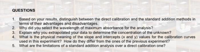 Solved 1. Based on your results, distinguish between the | Chegg.com