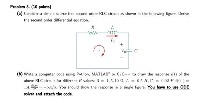 Solved Need Help With Questions Please Use Python Use Ode