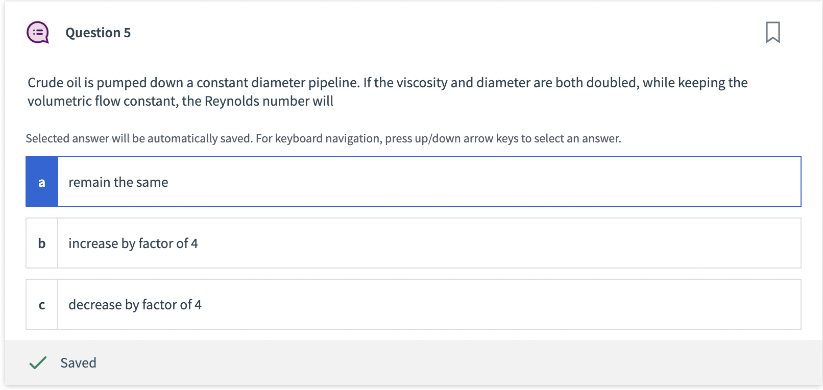 Solved Question 5Crude oil is pumped down a constant | Chegg.com