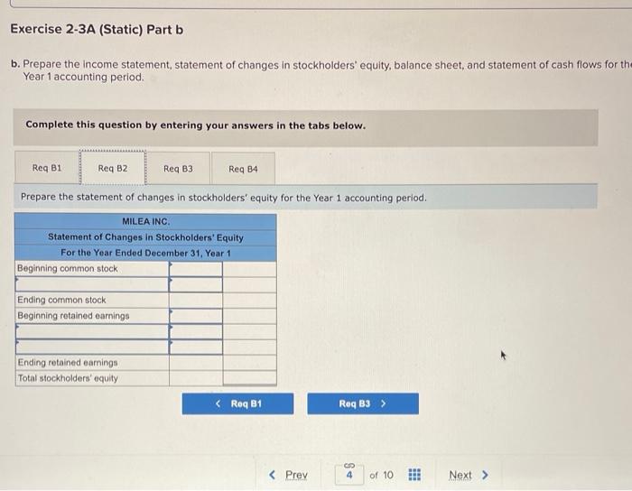 Solved Required information Exercise 2-3A (Static) Effect of | Chegg.com
