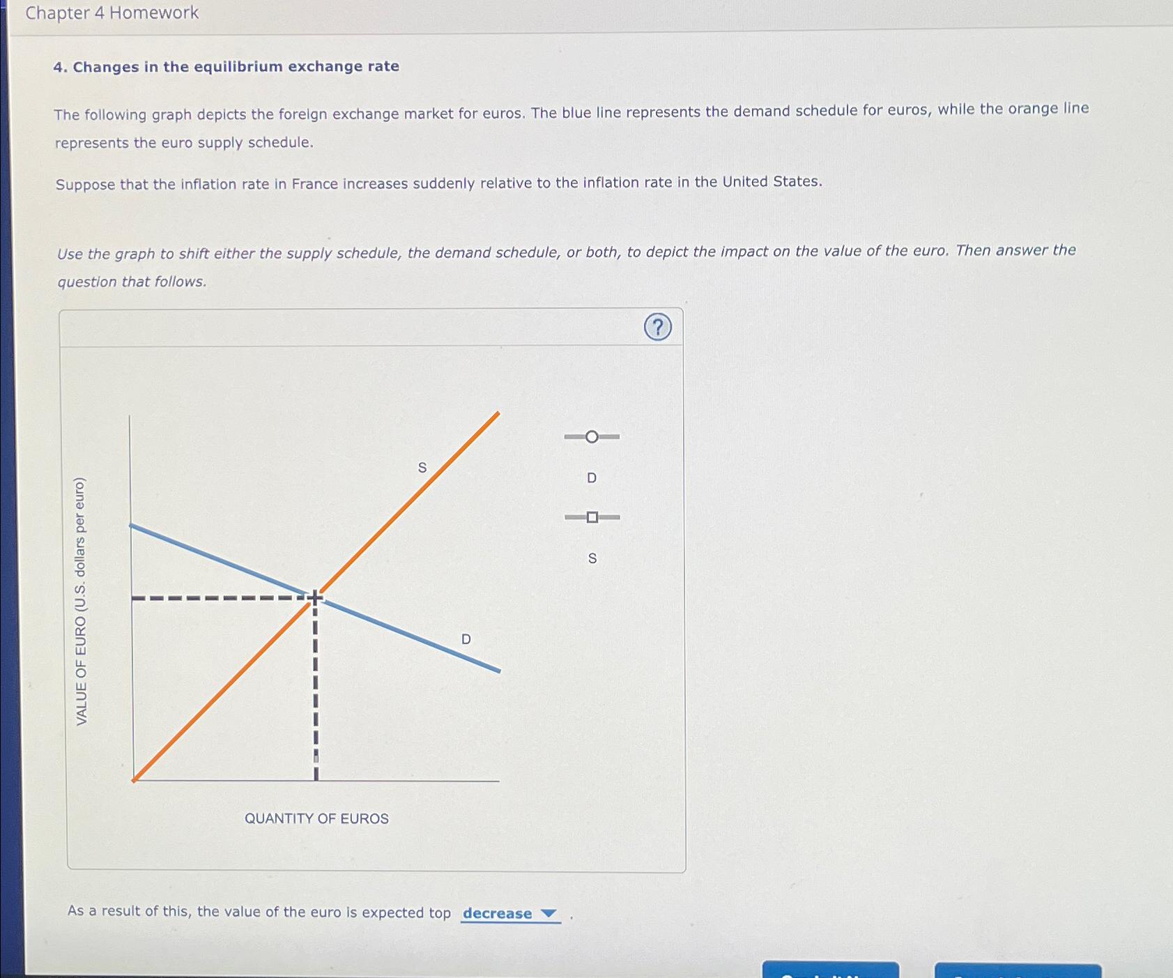 Solved Chapter 4 ﻿Homework4. ﻿Changes in the equilibrium | Chegg.com