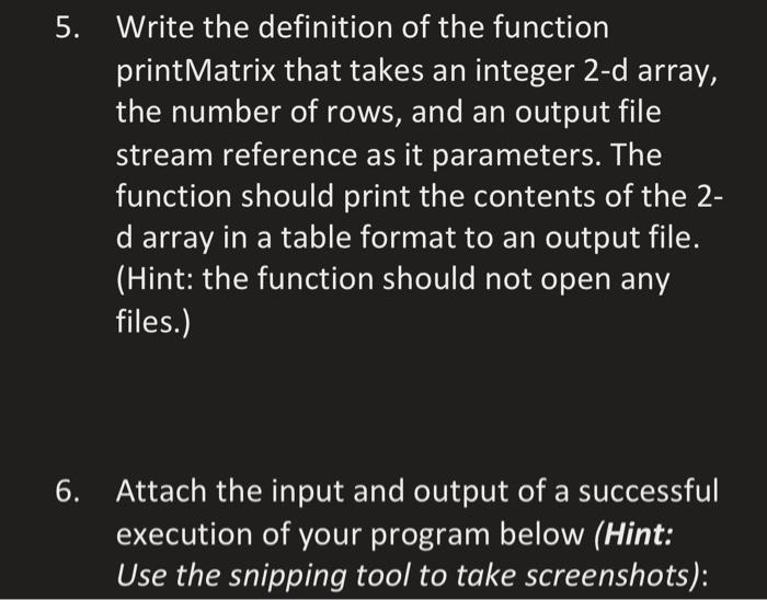 Solved Problem specification: Programming Exercises Chapter | Chegg.com