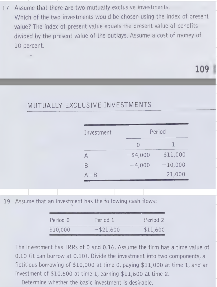 Solved 17 ﻿Assume that there are two mutually exclusive | Chegg.com