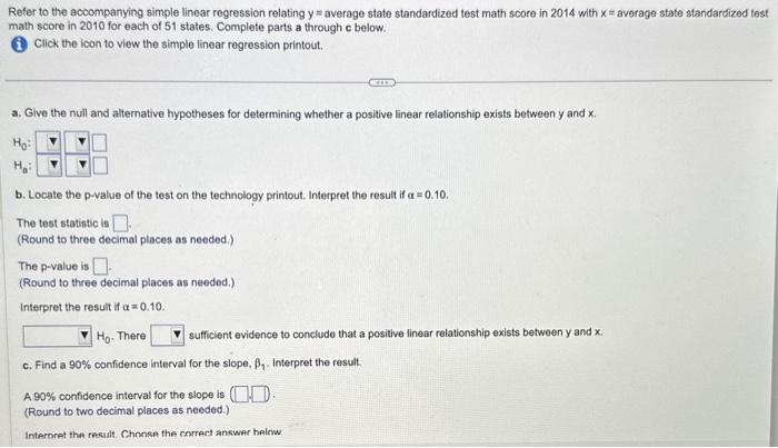 Solved Refer to the accompanying simple linear regression | Chegg.com