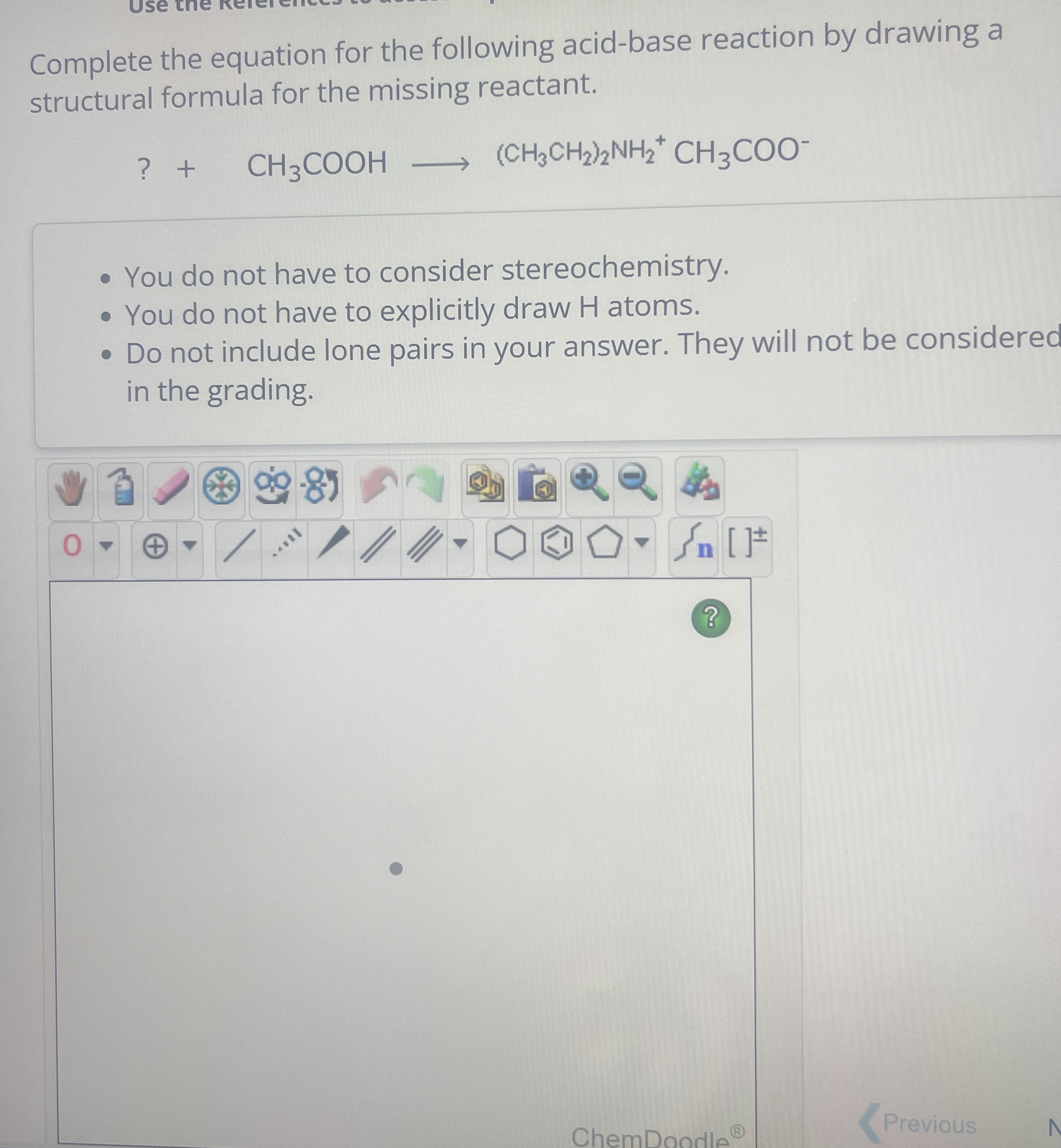 Solved Complete the equation for the following acid-base | Chegg.com