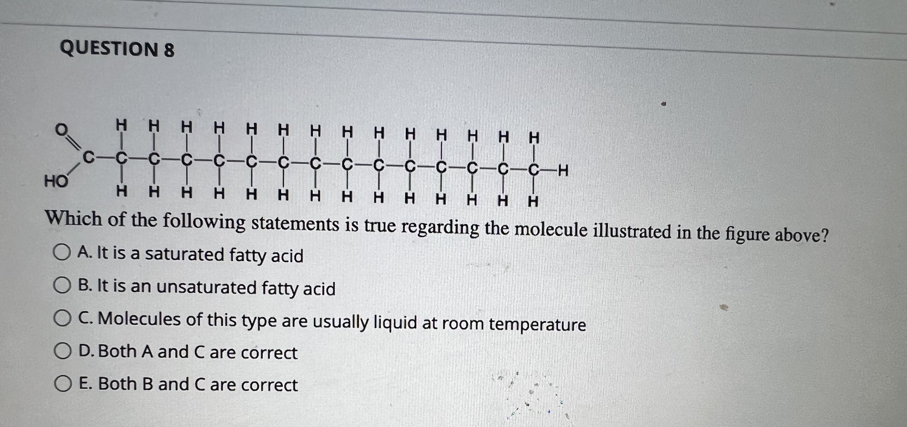 Solved QUESTION 8Which of the following statements is true | Chegg.com
