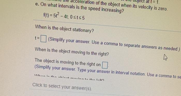 Solved Suppose the position of an object moving horizontally | Chegg.com