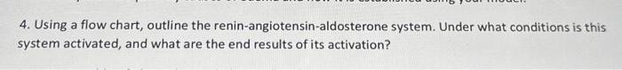Solved 4. Using a flow chart, outline the | Chegg.com