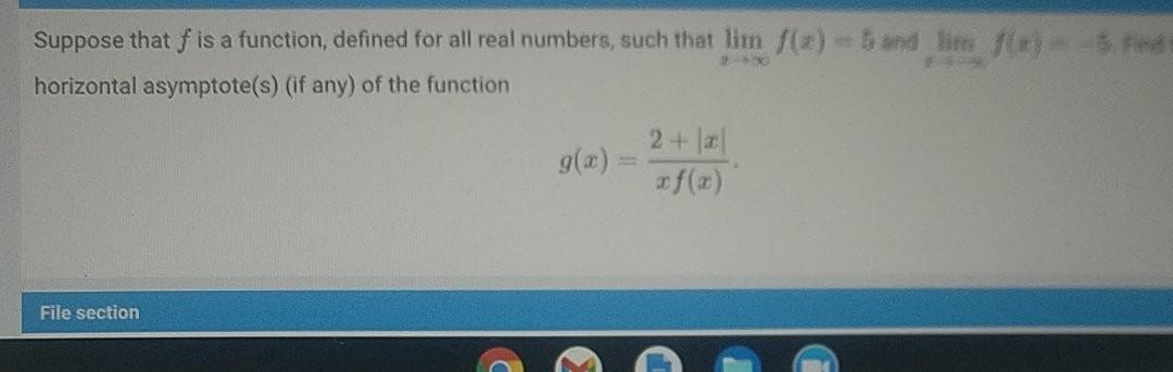 Solved Suppose that f is a function, defined for all real | Chegg.com