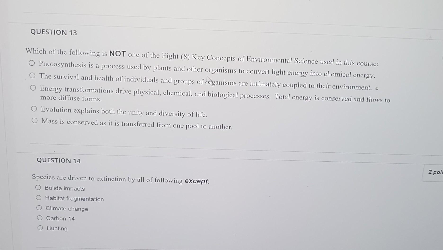 Solved Which of the following is NOT one of the Eight (8) | Chegg.com