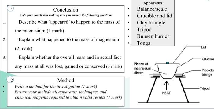 Solved 2) Method Write a method for the investigation (I | Chegg.com