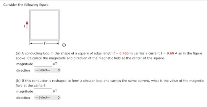 Solved Consider the following figure. (a) A conducting loop | Chegg.com