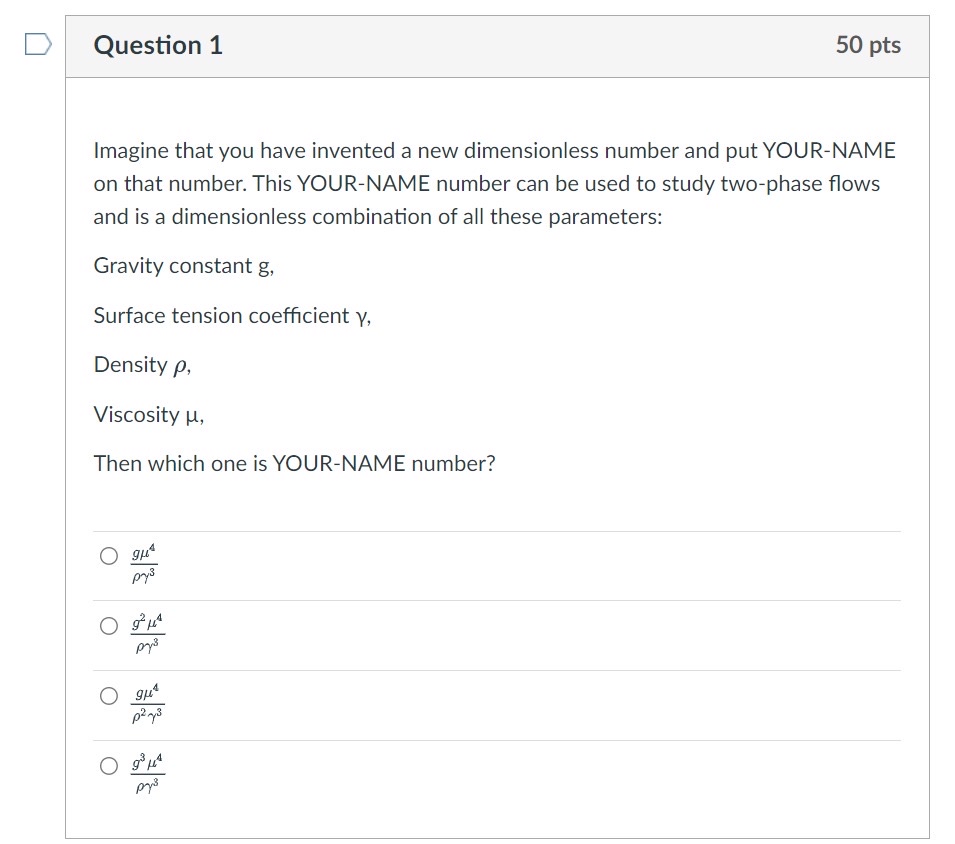 Solved Question 150 ﻿ptsImagine that you have invented a new | Chegg.com