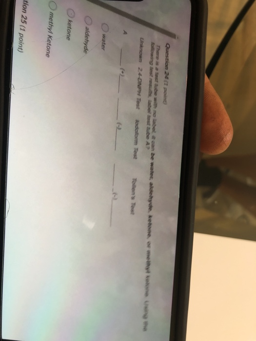 Solved Question 24 (1 point There is a test tube with no | Chegg.com