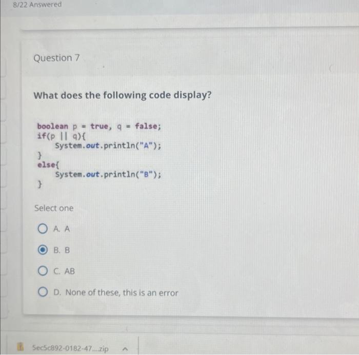 Solved Select one A. A B. B C. AB D. None of these, this is | Chegg.com