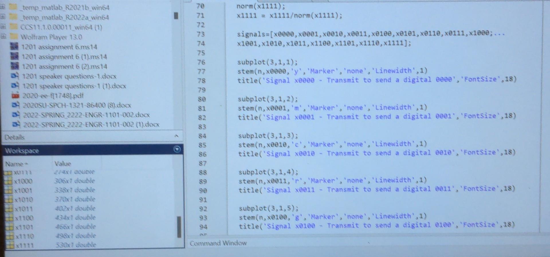 Solved good 707070 C: Users cesar Downloads Current Folder | Chegg.com
