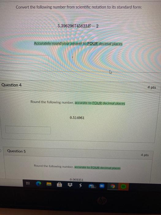 Solved Convert the following number from scientific notation | Chegg.com