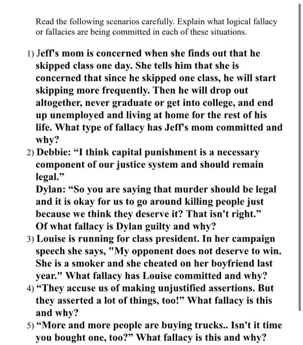 Solved Please help me read the scenario carefully and | Chegg.com Solved Please help me read the scenario carefully and | Chegg.com