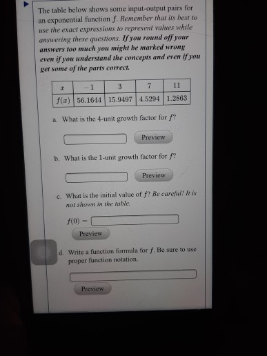 Solved The table below shows some input-output pairs for an | Chegg.com