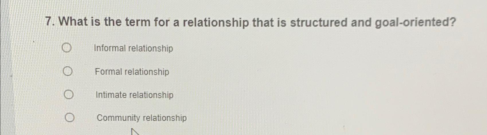 Solved What is the term for a relationship that is | Chegg.com