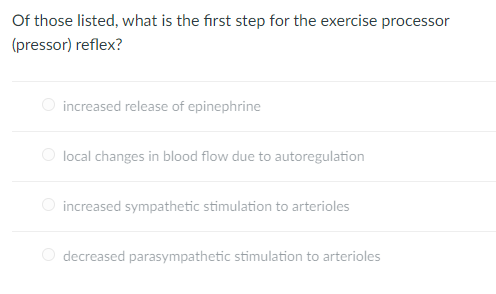 Solved Of those listed, what is the first step for the | Chegg.com