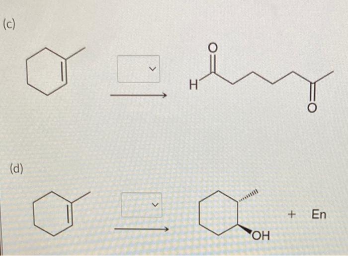 Solved Identify reagents that can be used to achieve the | Chegg.com