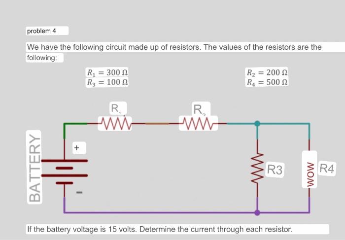 Solved We have the following circuit made up of resistors. | Chegg.com