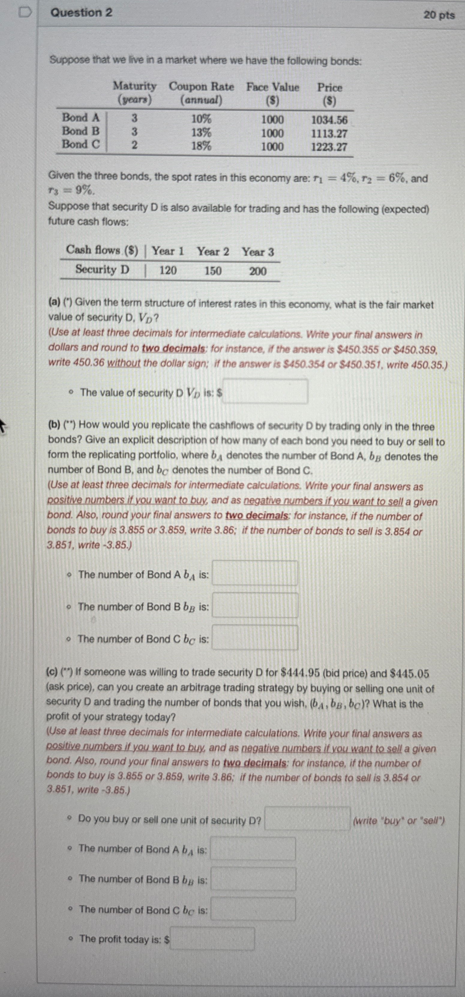 I got the answer for A which is ﻿$403.32, ﻿but im | Chegg.com