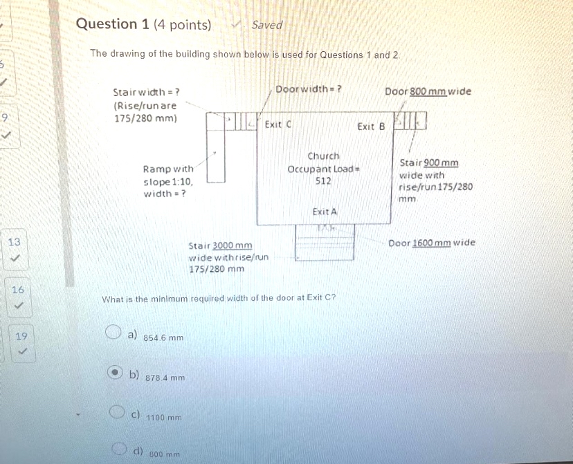 Solved For the building described in Question 2Question 1 (4 | Chegg.com
