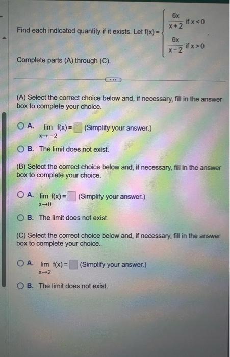 Solved Find each indicated quantity if it exists. Let | Chegg.com