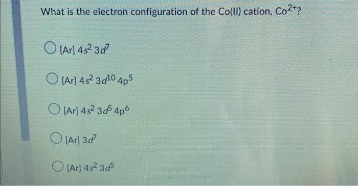 Solved Which one of the following ions is isoelectronic with | Chegg.com